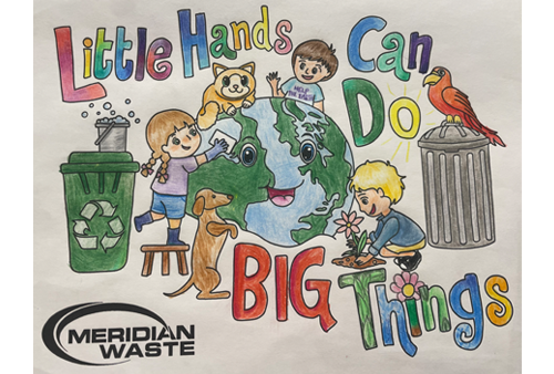 Earth Day Coloring Contest Winners | Meridian Waste