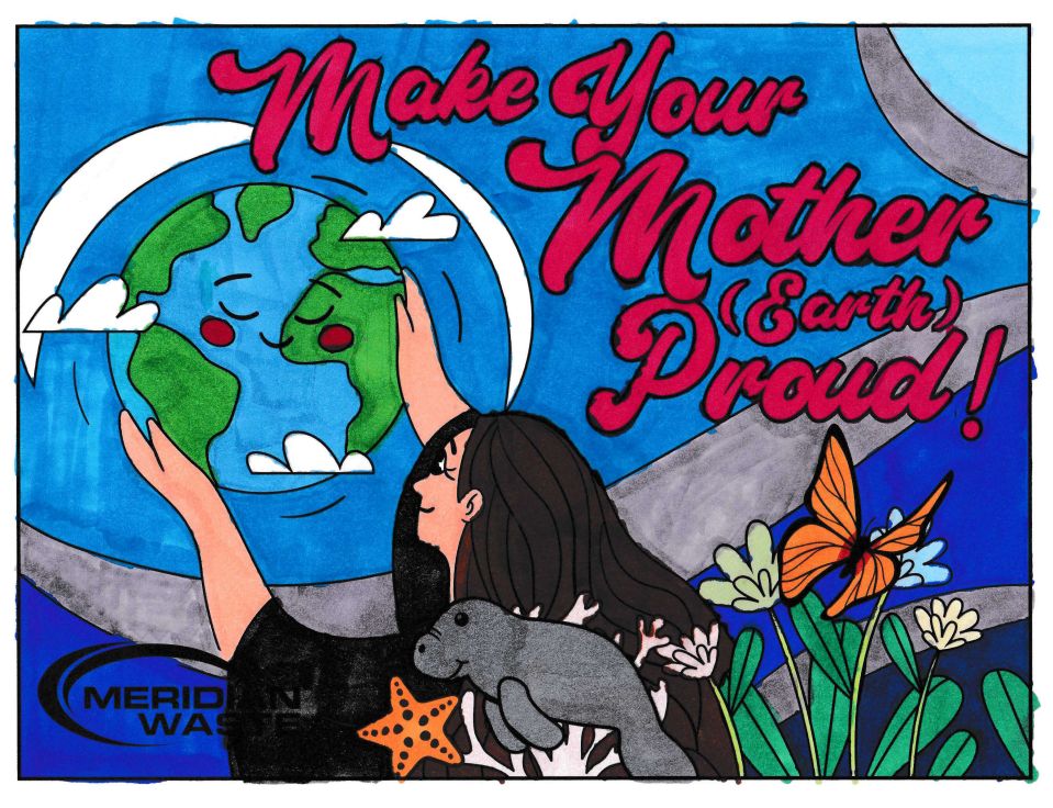 Earth Day Coloring Contest Winners | Meridian Waste