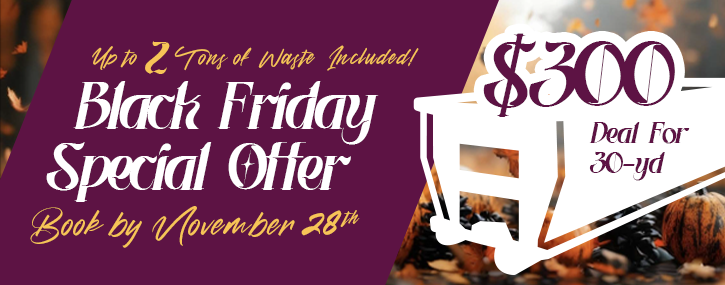 Meridian Waste Blue Ridge Roll-Off Special Offer